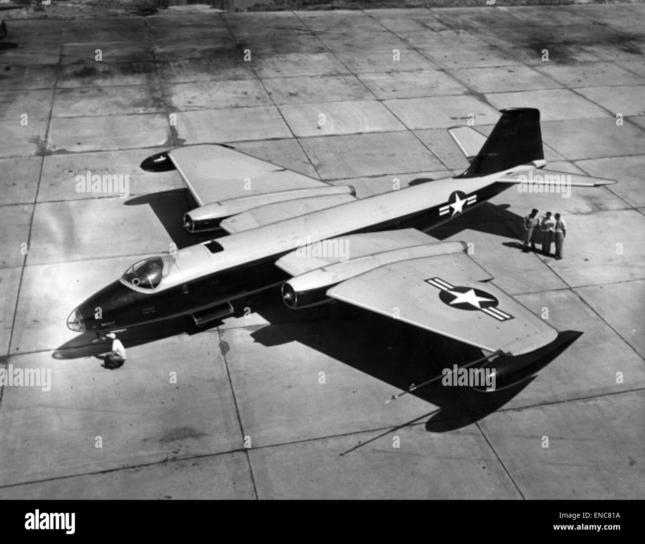 The Martin B-57 Canberra, displayed at the San Diego Air and Space ...