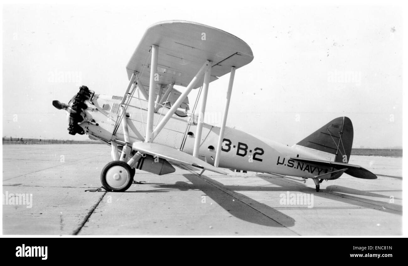 This photograph shows the Martin BM-1 Hornet, a 600-horsepower bomber ...