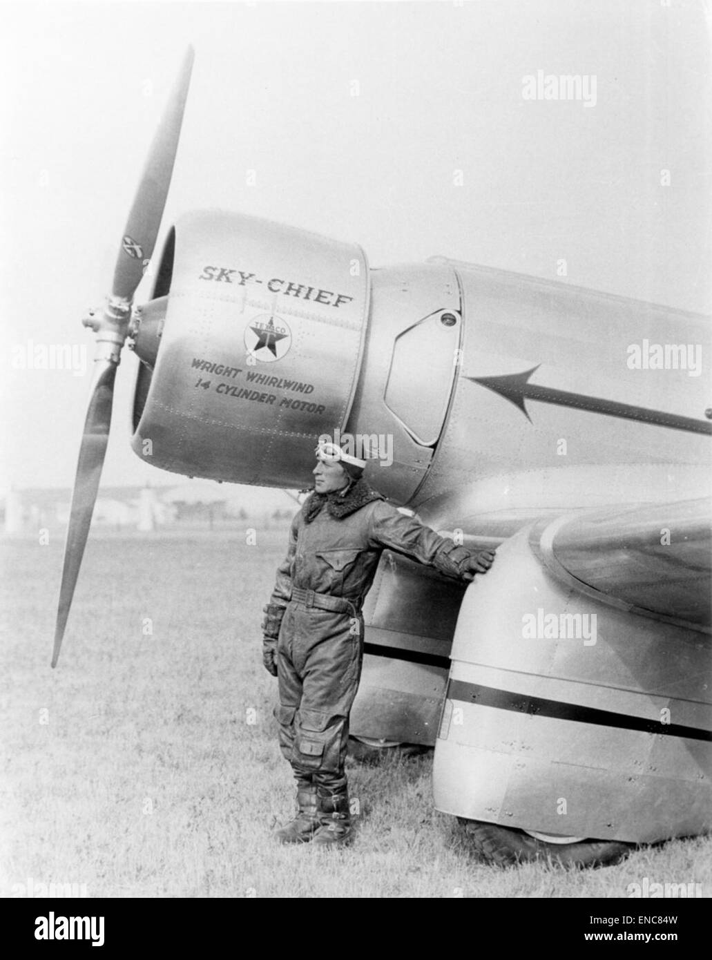 The Northrop Gamma 2A X-12265, flown by pilot Frank Hawks, is shown in ...