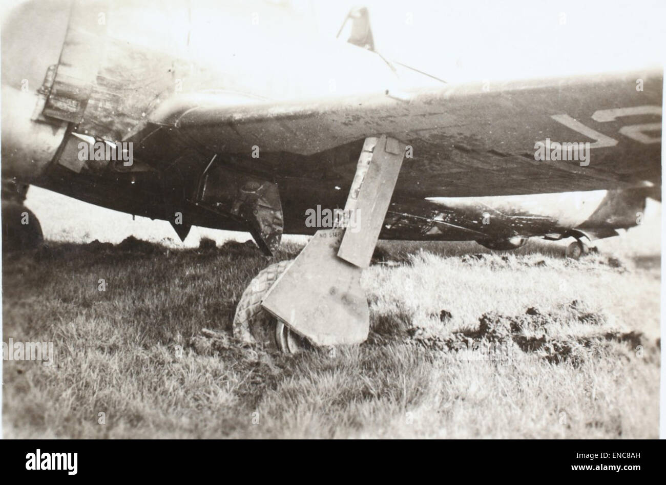 This image captures a Republic P-47D Thunderbolt, a prominent World War ...