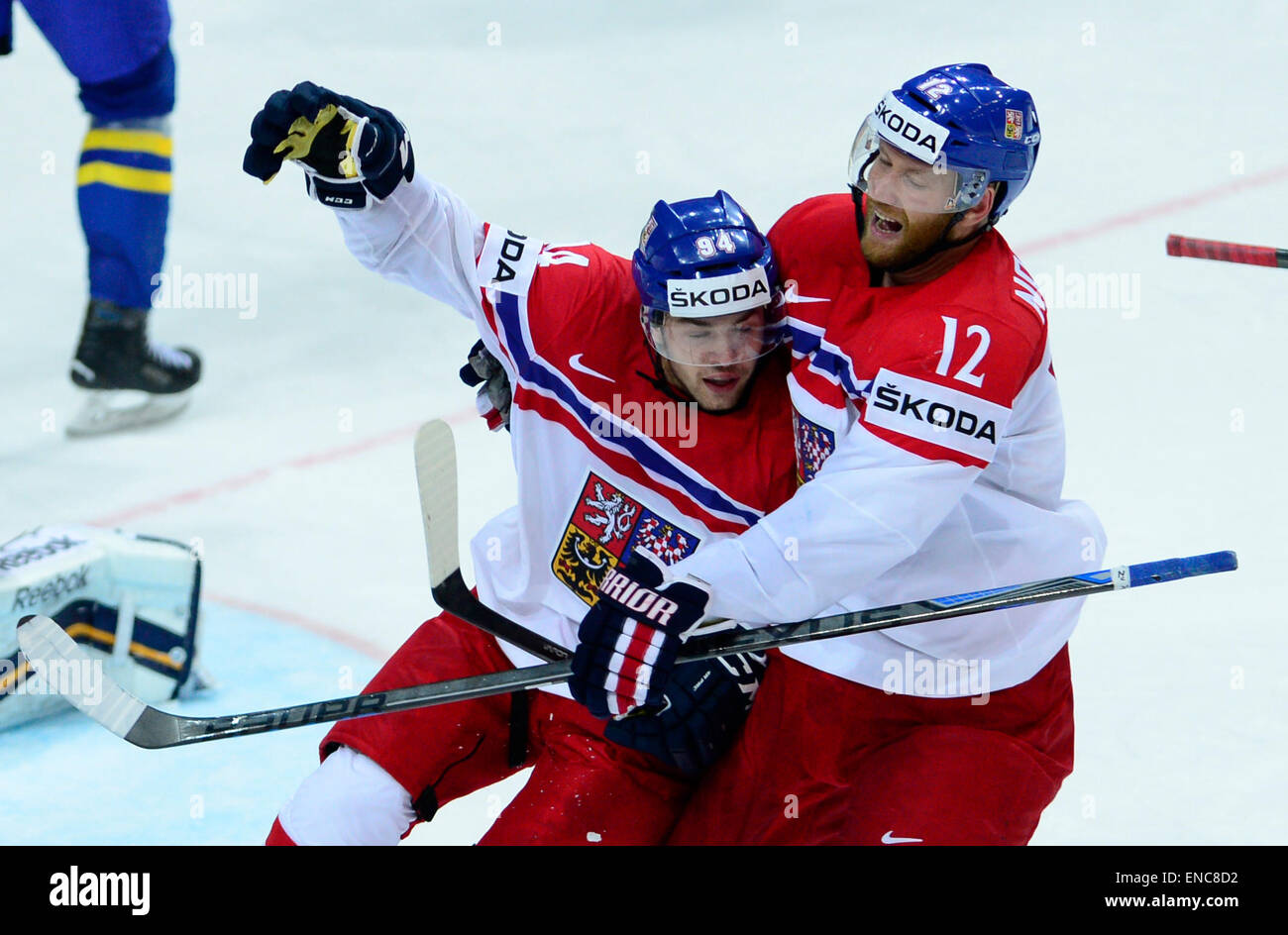 Prague, Czech Republic. 1st May, 2015. Dominik Simon, left, and Jiri ...