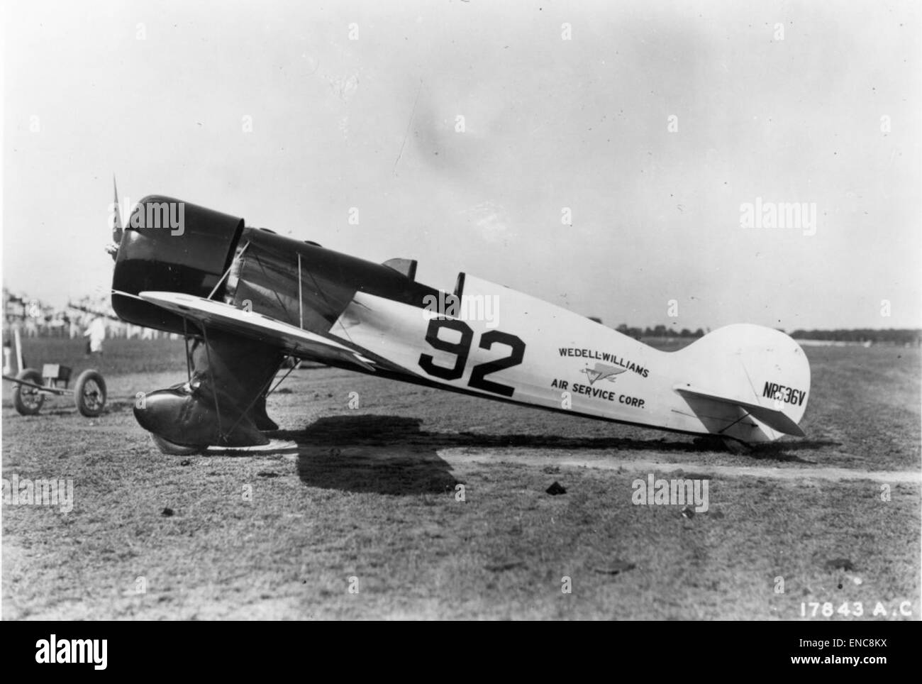 The Wedell Williams Model 44 Racer, NR-536V, a significant aircraft in ...