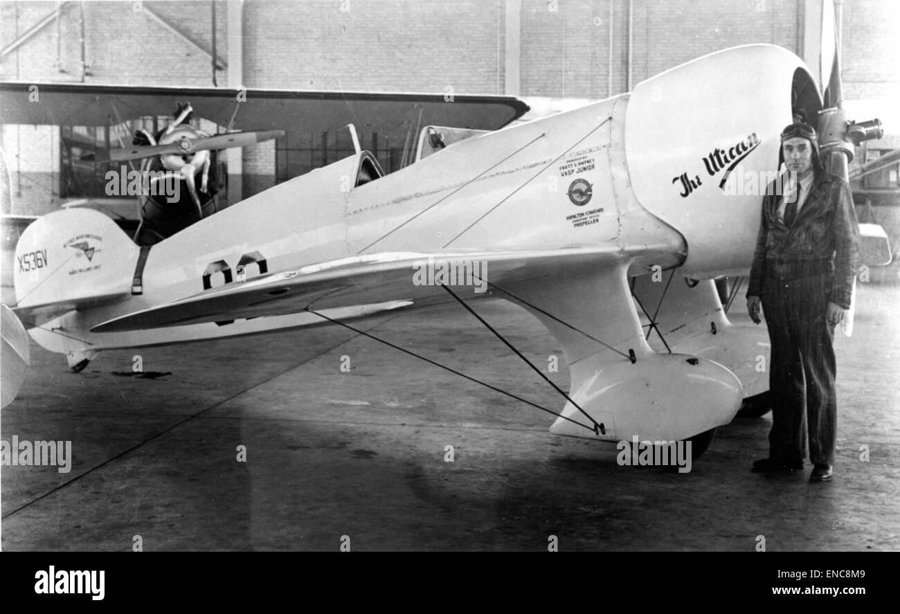 A photograph of the Wedell Williams Model 44 Racer X-536V, known as The ...