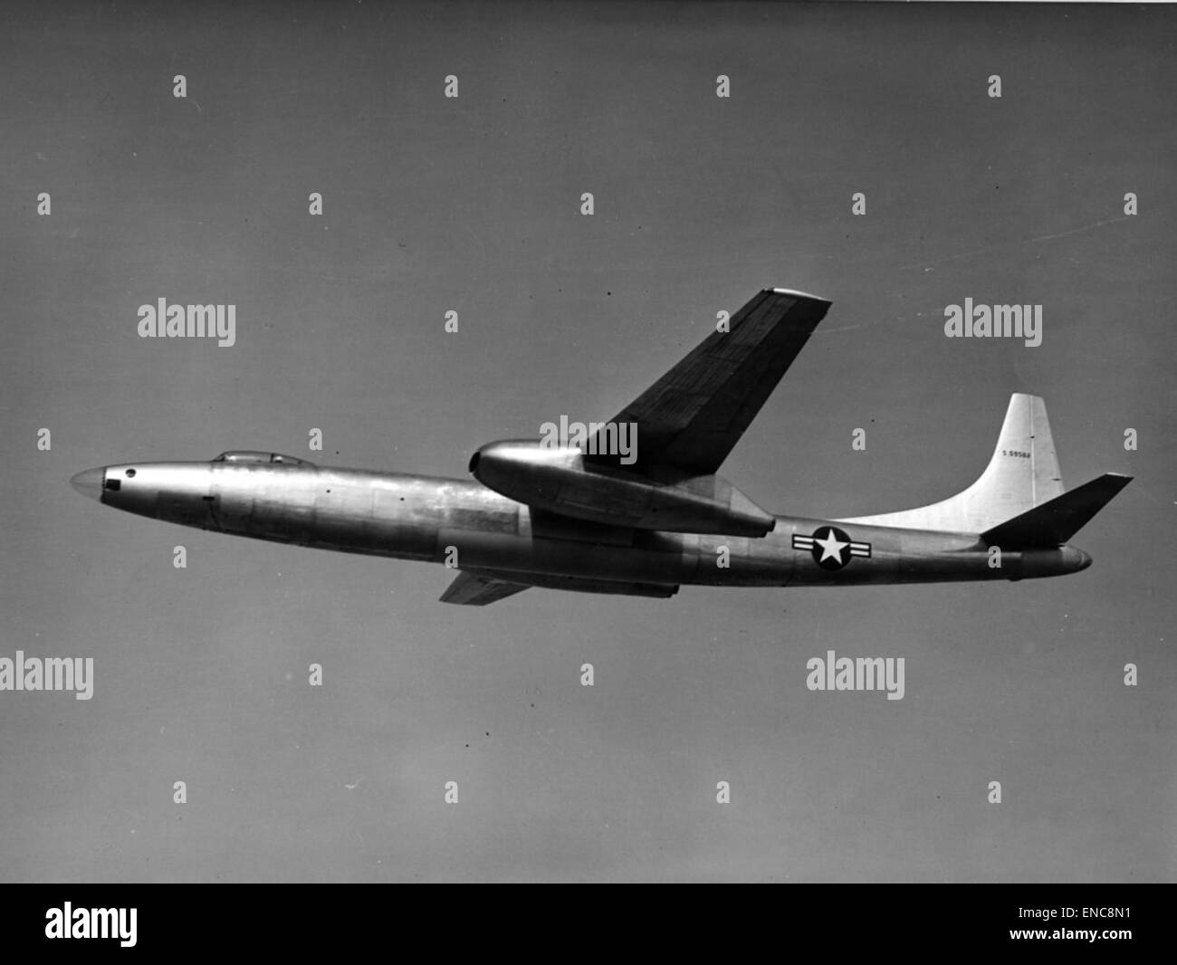 The Convair XB-46, a prototype jet bomber developed for the U.S. Air ...