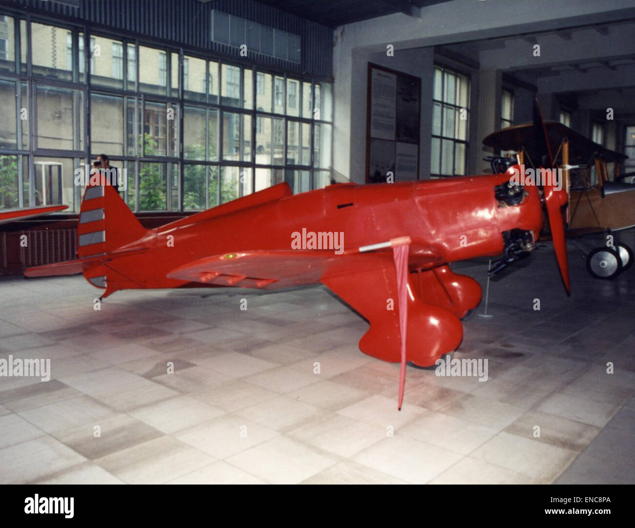 The Yakovlev UT-1, a Soviet trainer aircraft, is shown in this 1993 ...