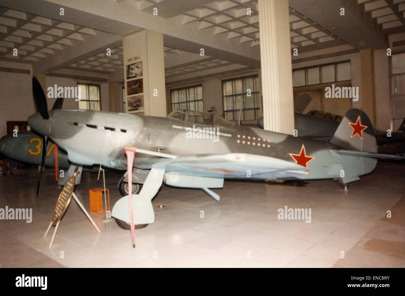 The Yakovlev Yak-9, a Soviet fighter aircraft, is shown in the Yakovlev ...