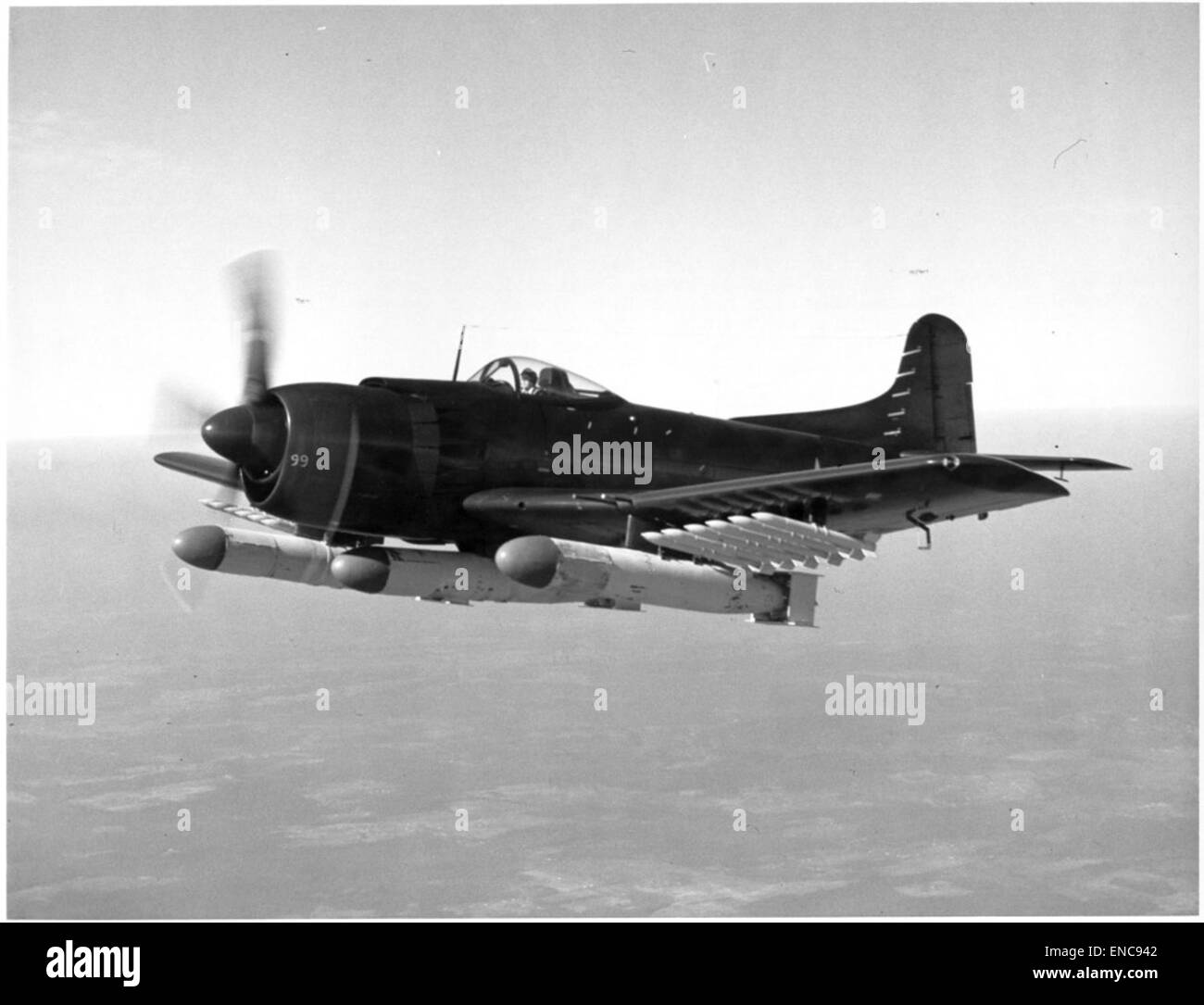 A U.S. Navy photograph of the AM-1 Martin Mauler aircraft, a carrier ...
