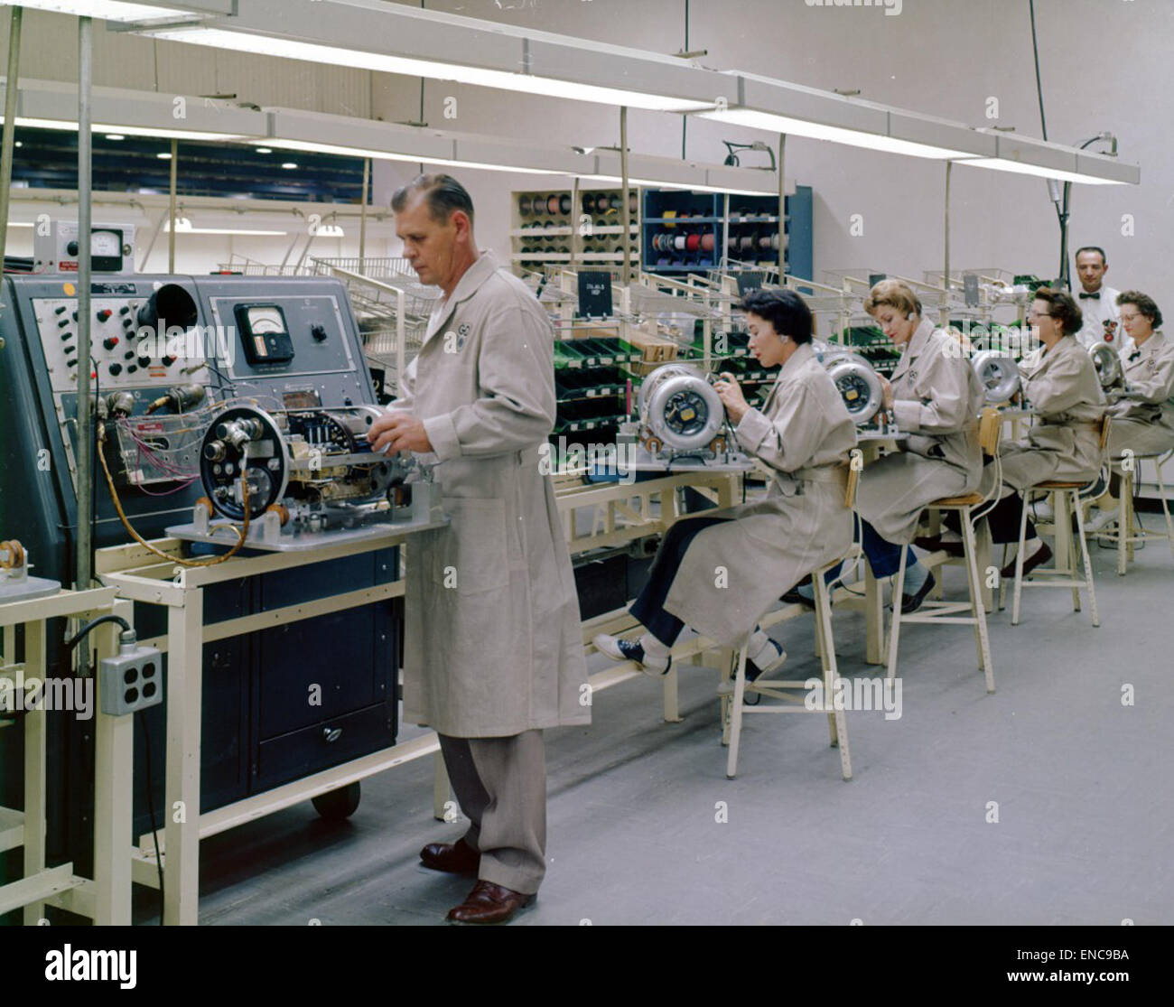 Atlas Assembly Line------- film 43754A Stock Photo - Alamy
