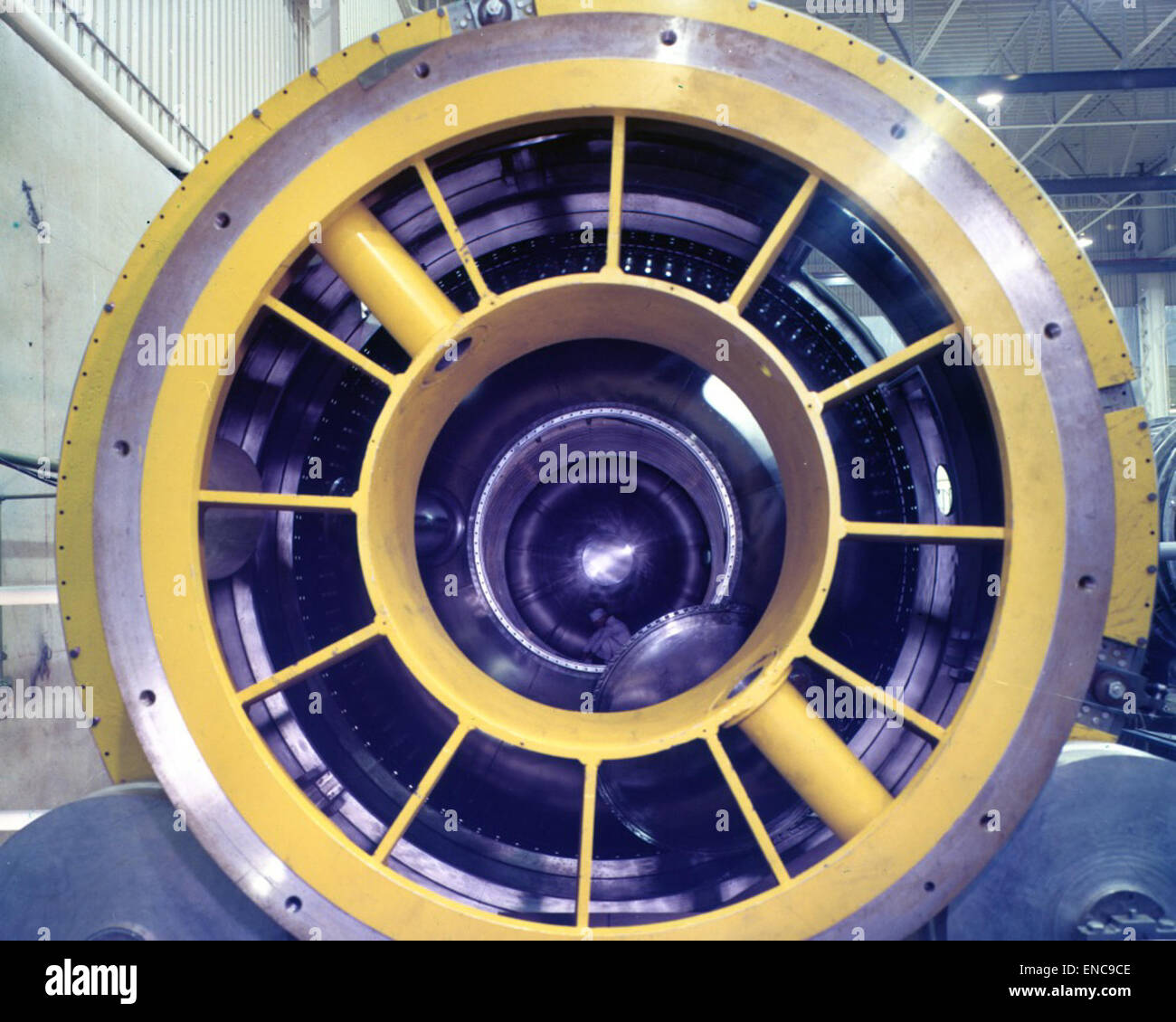 This image captures the assembly line of the Atlas D Series ...