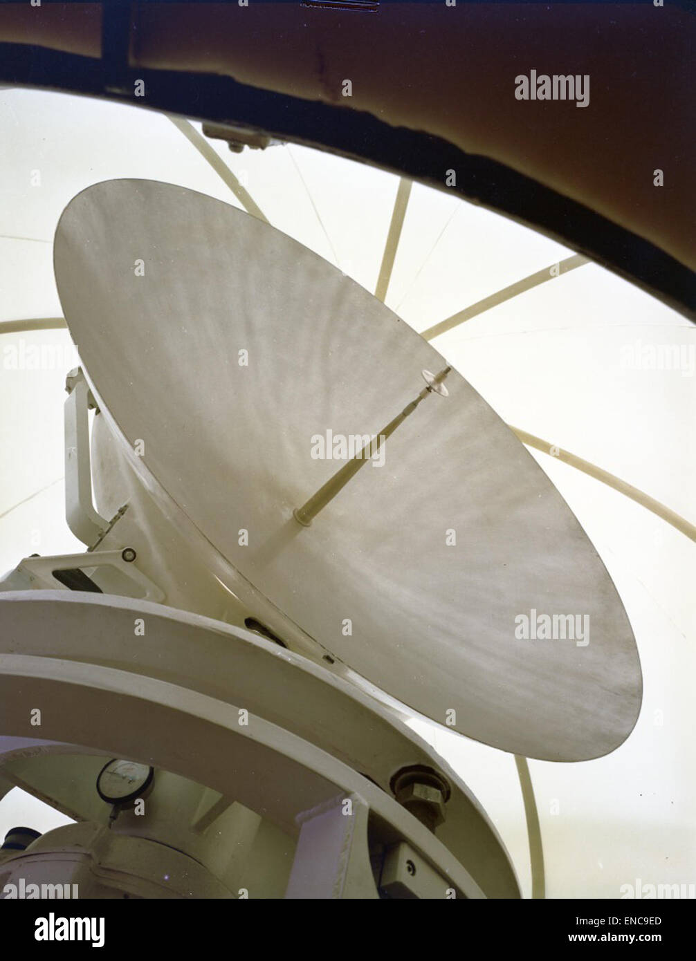 A photograph of the Azusa antenna, which may be associated with early ...