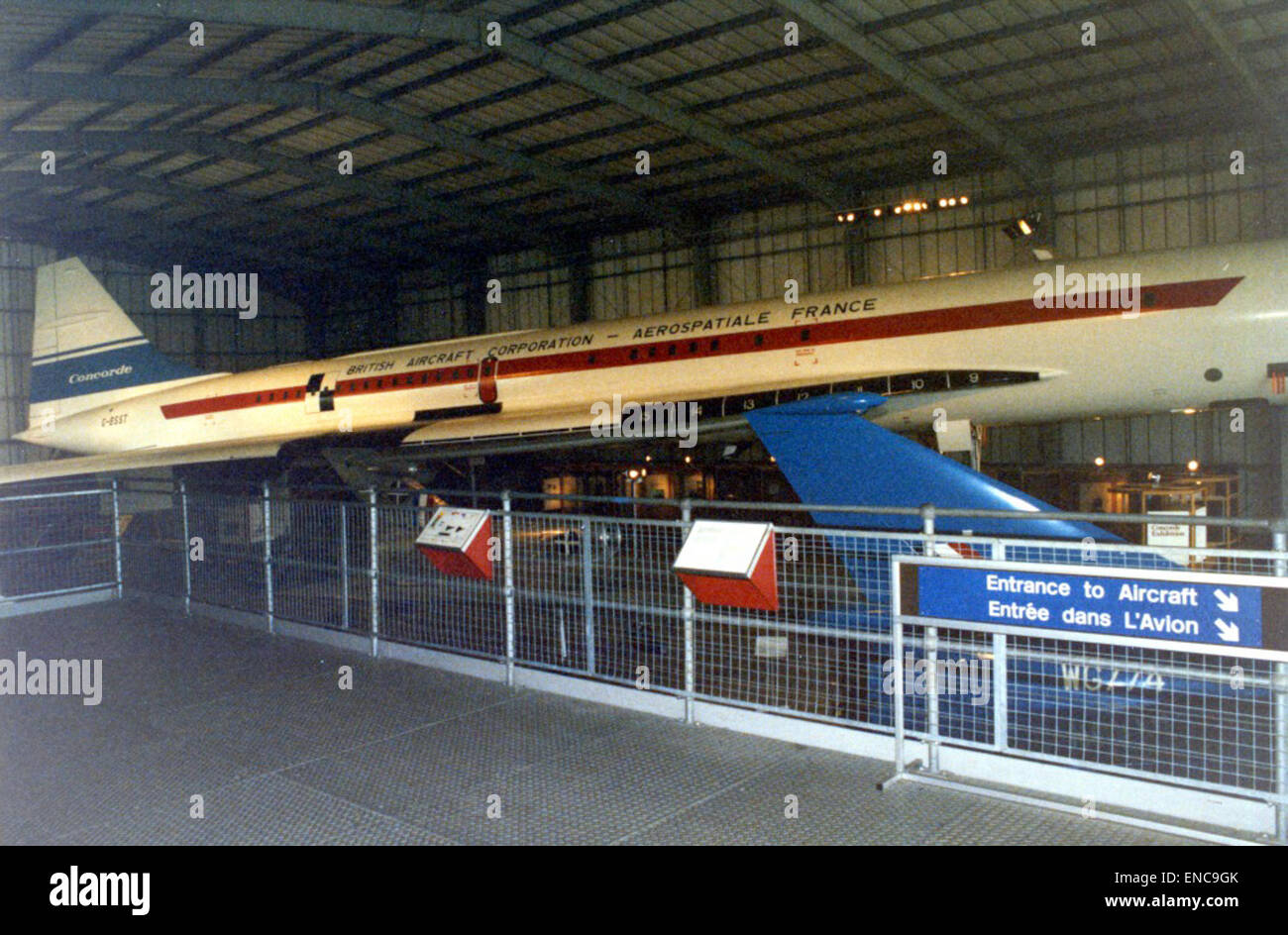 Bac aerospatiale concorde bac aerospatiale concorde g bsst hi-res stock ...