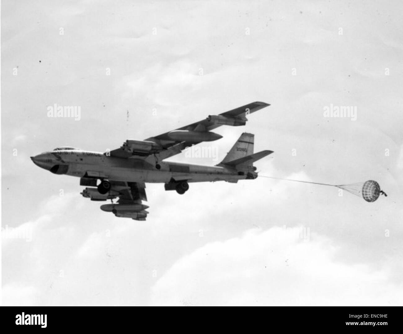 A photograph of the Boeing B-47 Stratojet, a strategic bomber used by ...