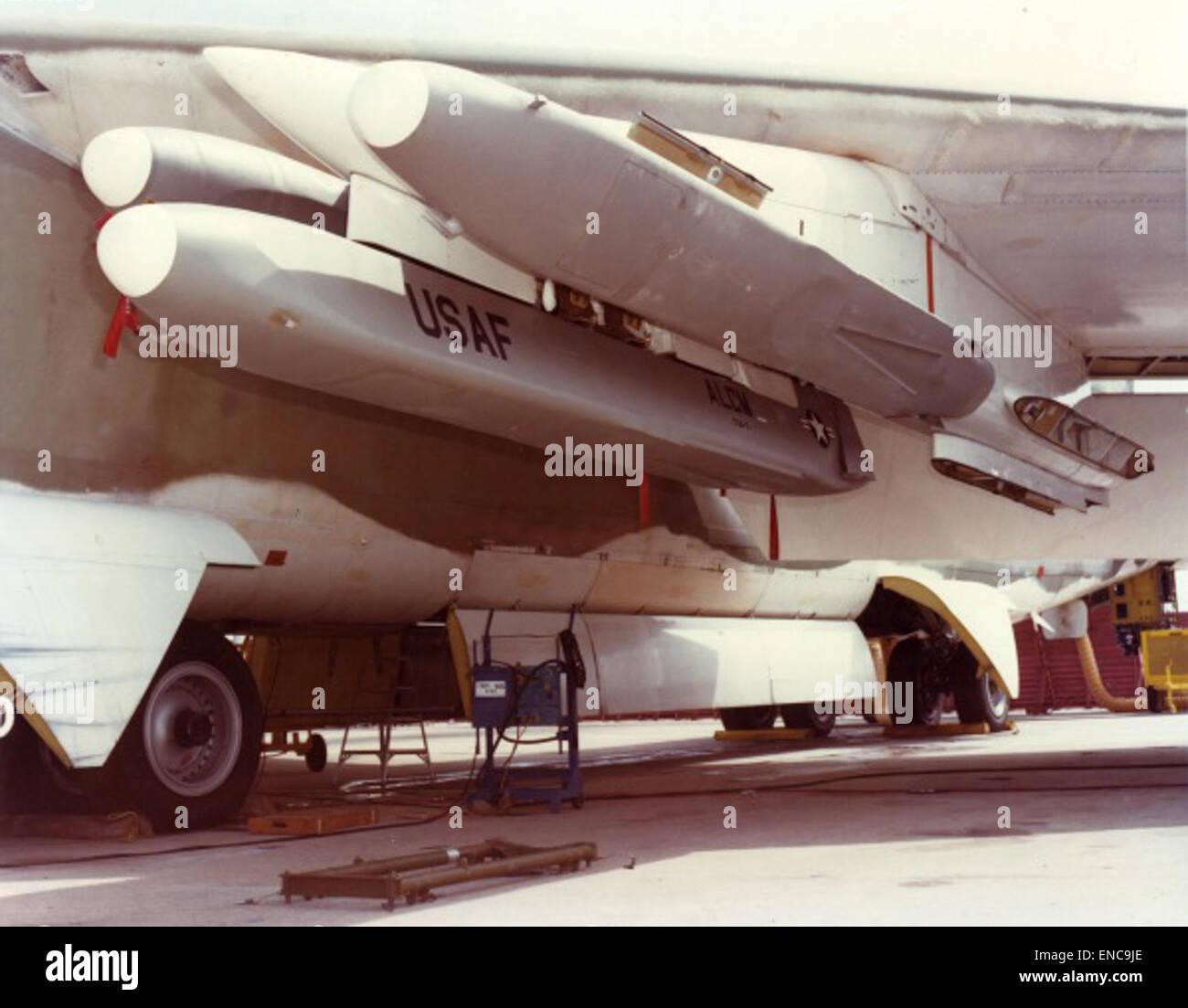 The Boeing B-52 Stratofortress, a long-range strategic bomber, is ...