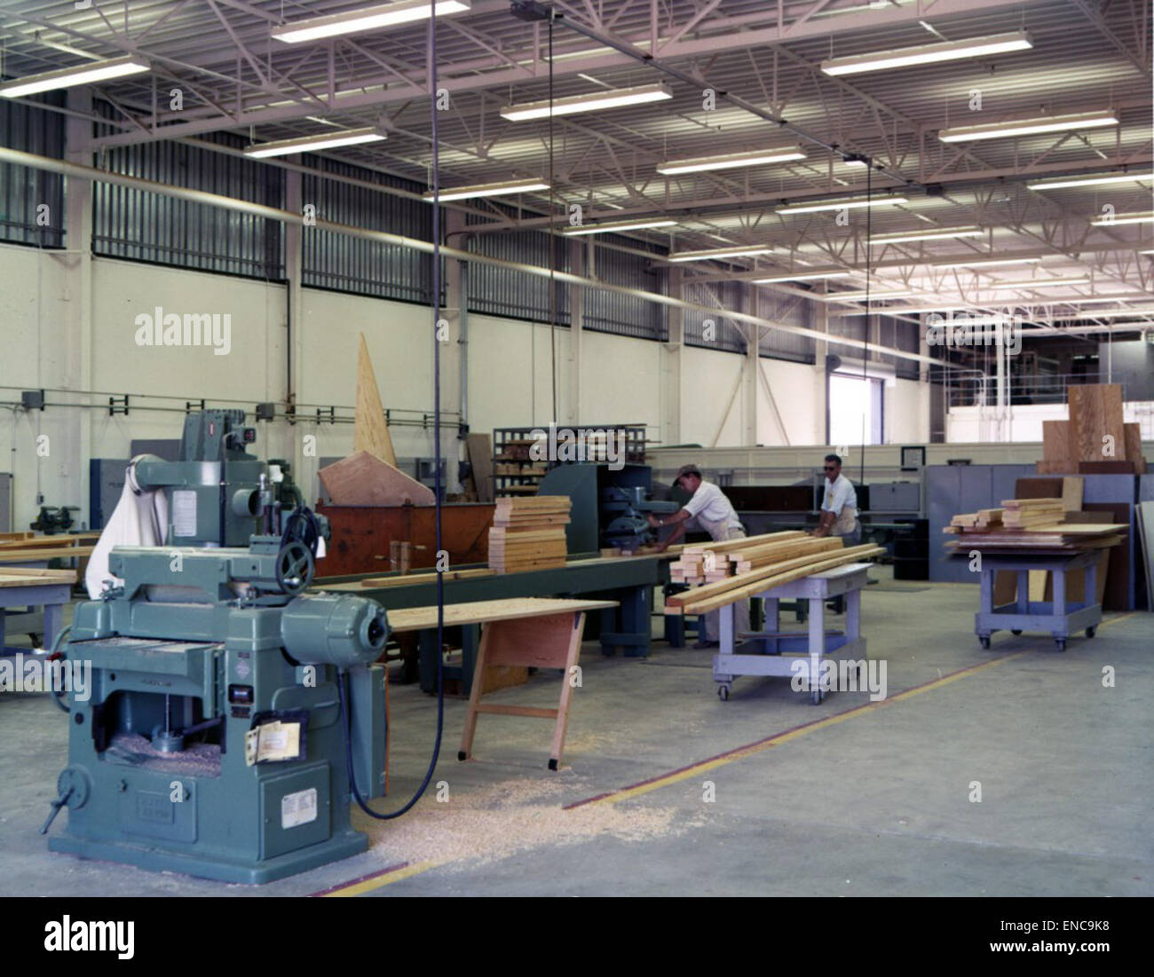 Building 27, Woodworking-------9-2-59; caption Bldg 27 Pl[an]t 71, Wood ...