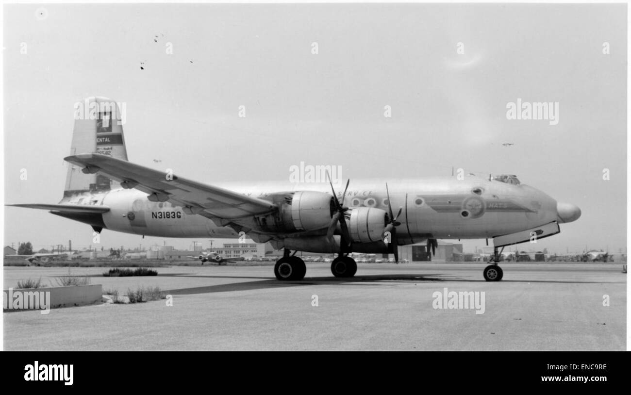A photograph of a Douglas C-74 Globemaster, registration N3183G ...