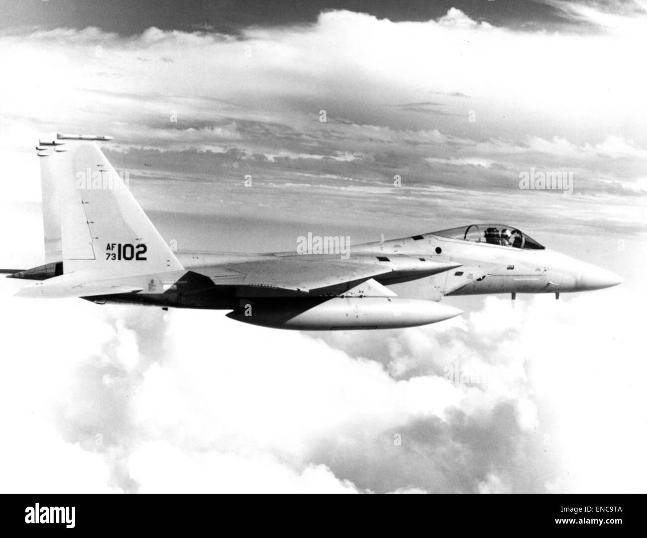 A photograph of an F-15A fighter jet, showcasing the capabilities and ...