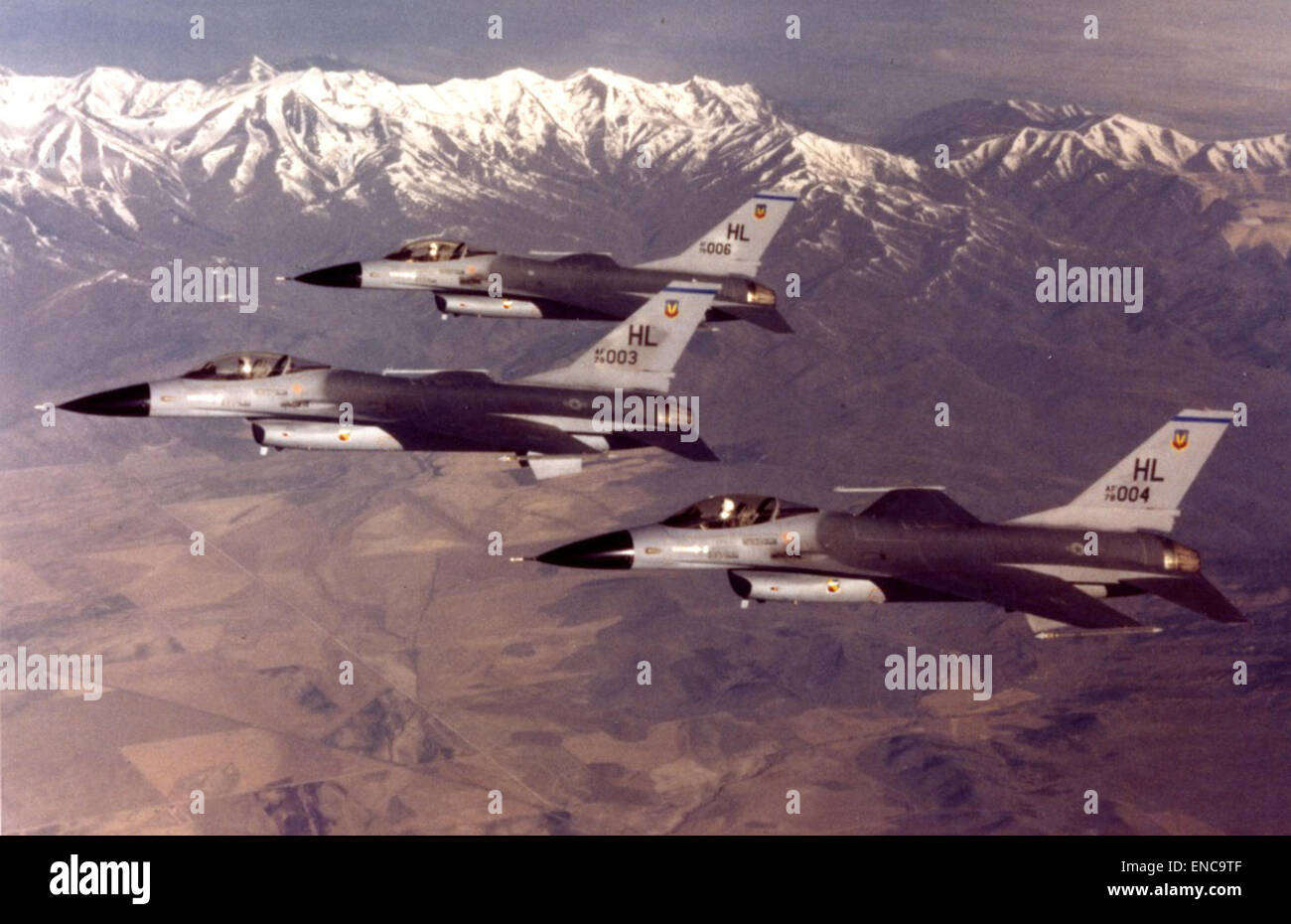 The F-16A Fighting Falcon, a versatile multi-role fighter aircraft, in ...