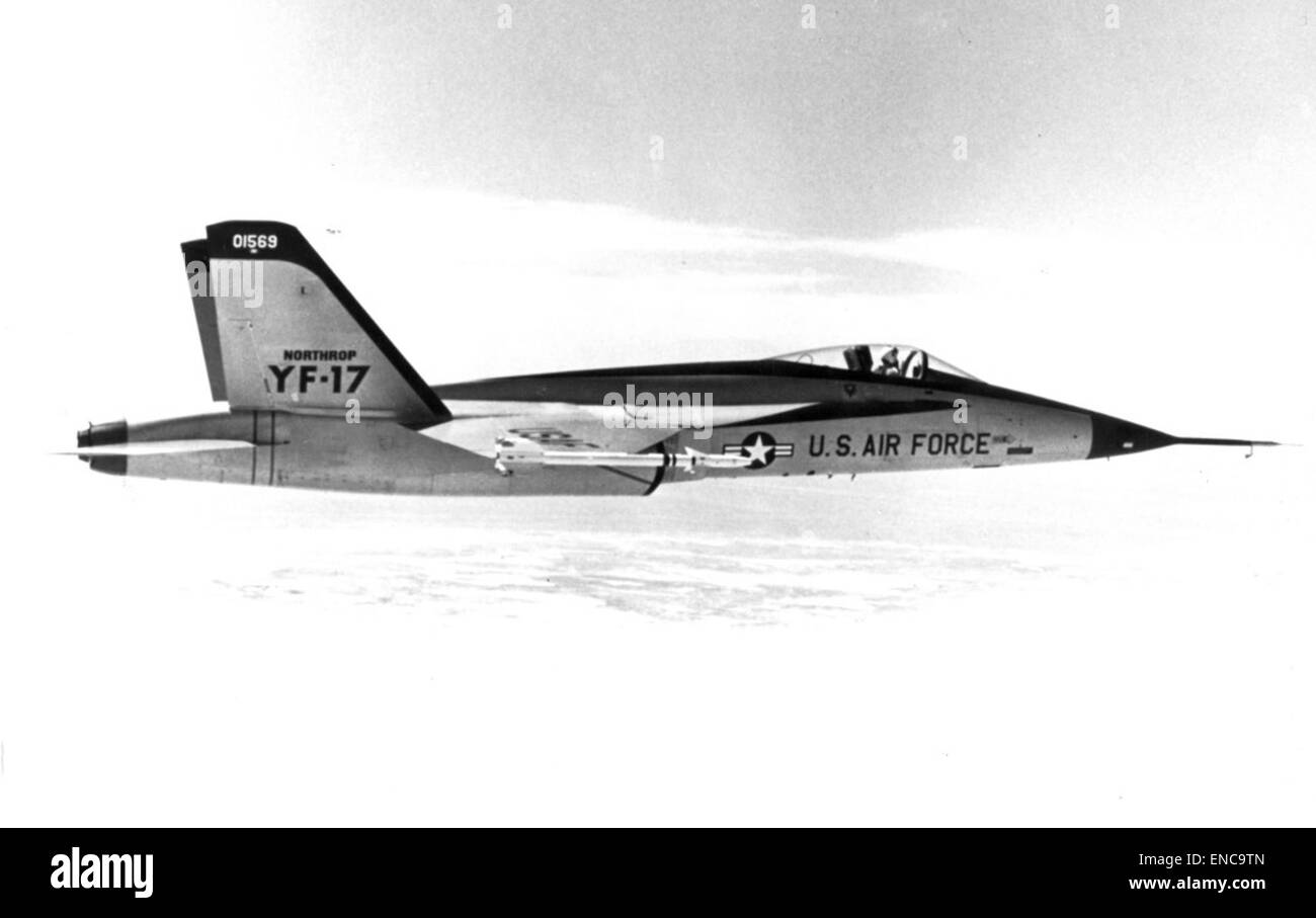 This image features the F-17, a prototype fighter aircraft developed ...