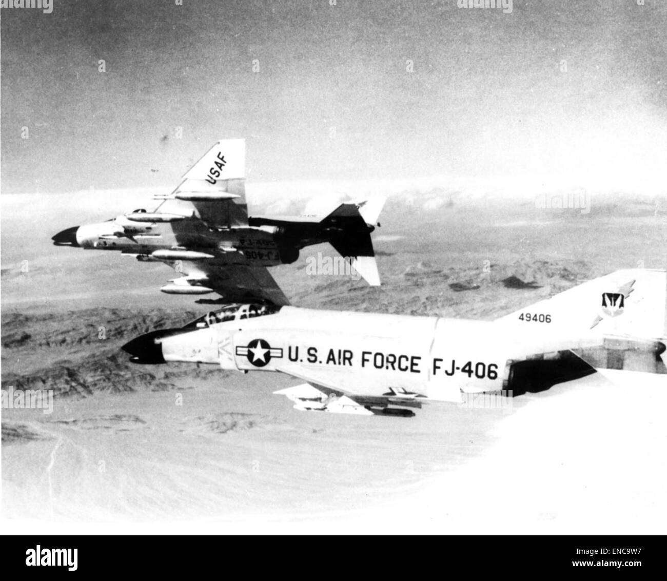 F-4C first to F-110A and F-4B Stock Photo - Alamy