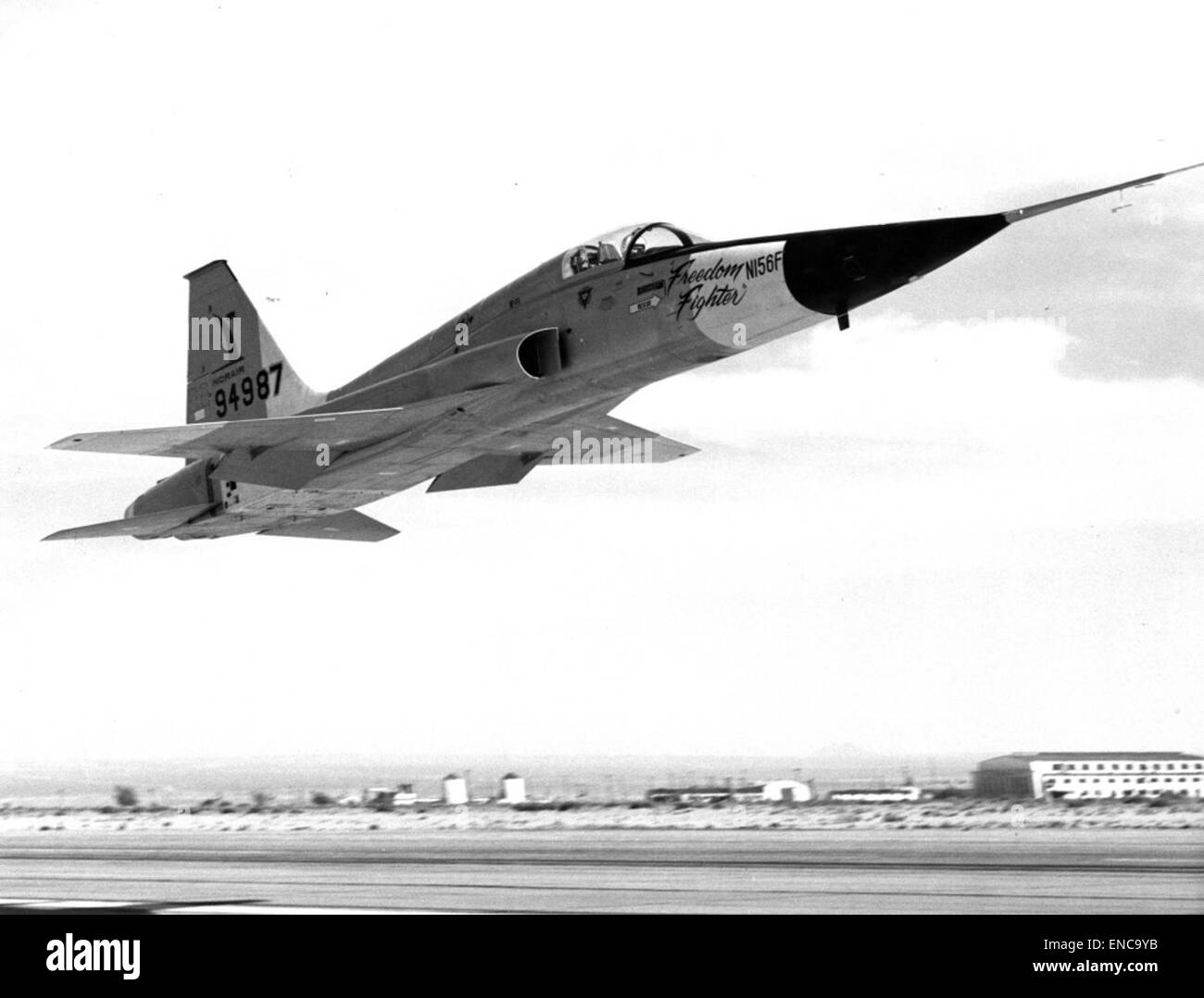 A photograph of the first N-156F aircraft, an important step in the ...