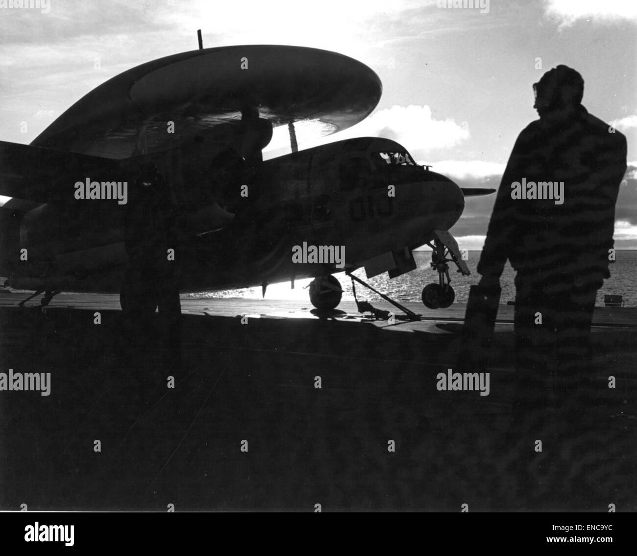 A photograph taken in January 1970, showing flight operations aboard ...