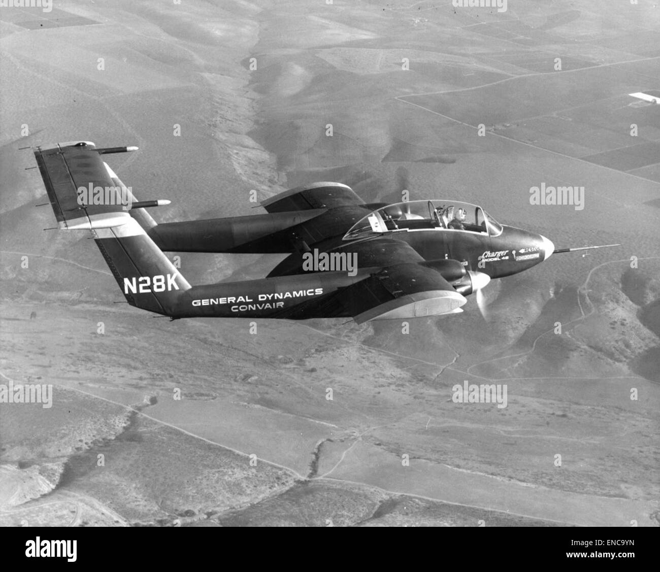 The General Dynamics Model 48 Charger, developed by Convair, is shown ...