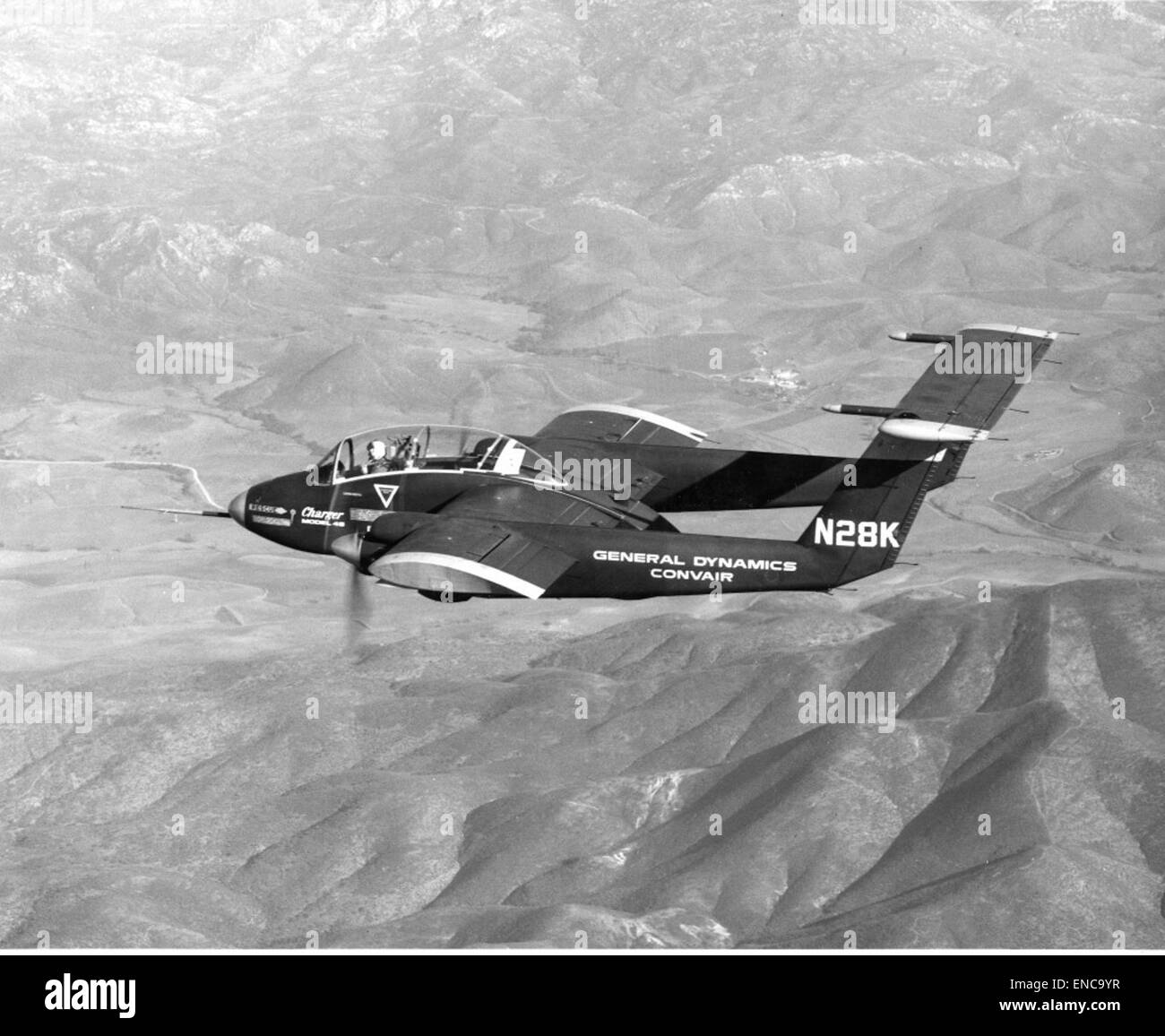 Convair model 48 charger Black and White Stock Photos & Images - Alamy