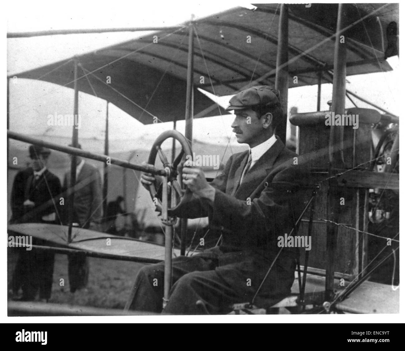 Glenn curtiss his plane Black and White Stock Photos & Images - Alamy