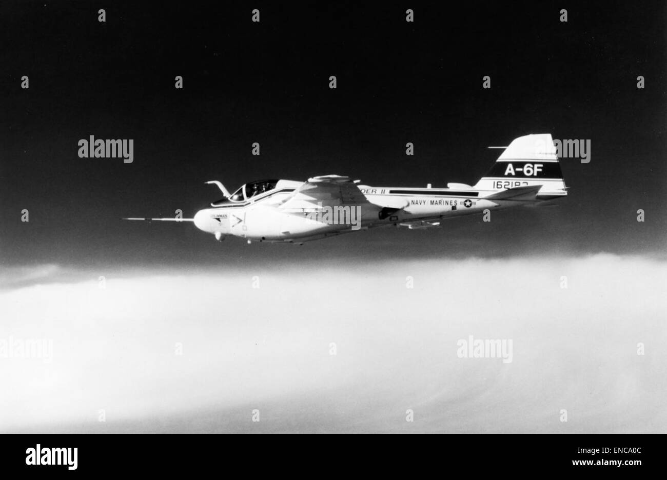 Image of the Grumman A-6F prototype, an advanced aerodynamic and ...