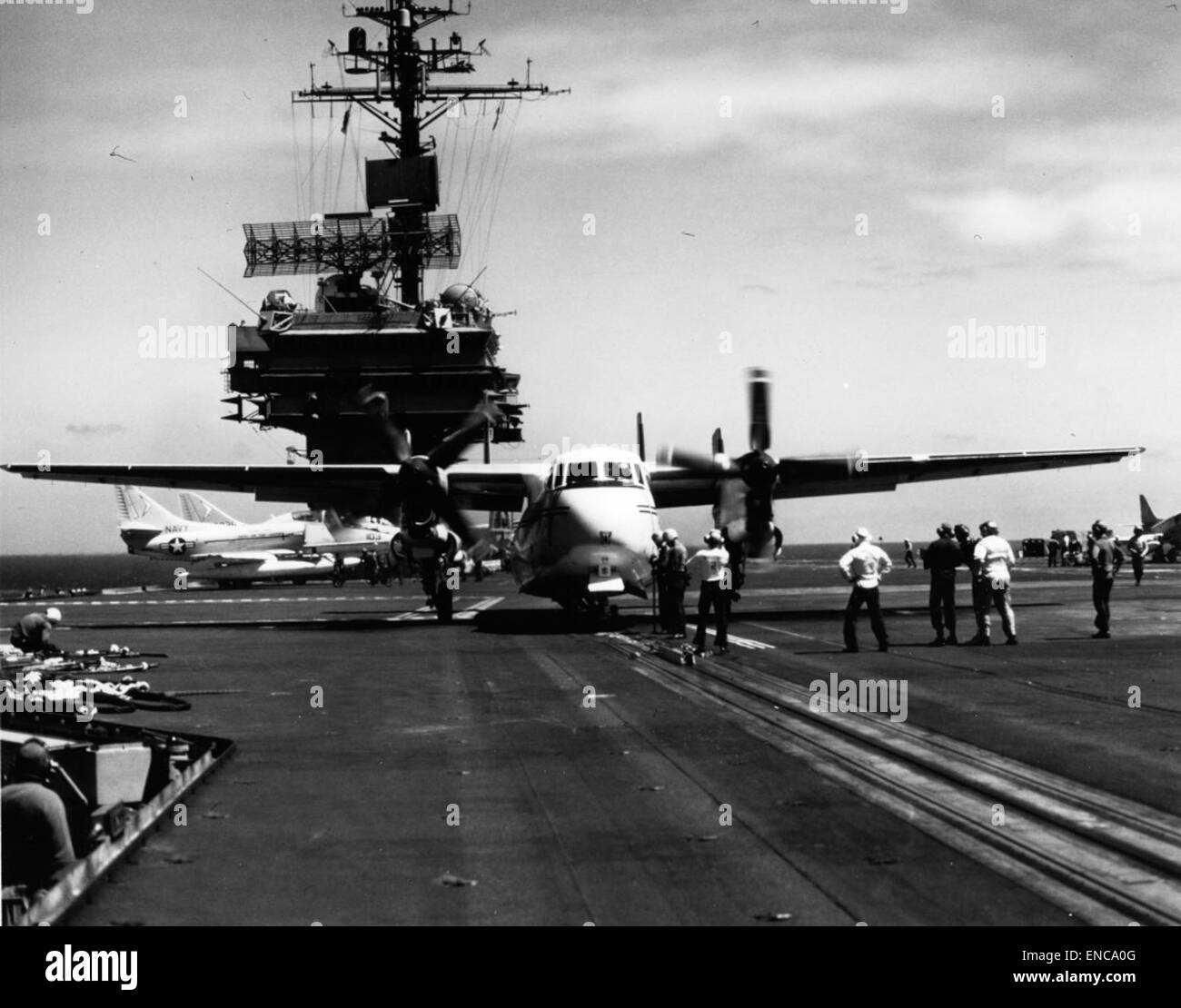 The Grumman C-2A is a twin-engine cargo aircraft used by the U.S. Navy ...