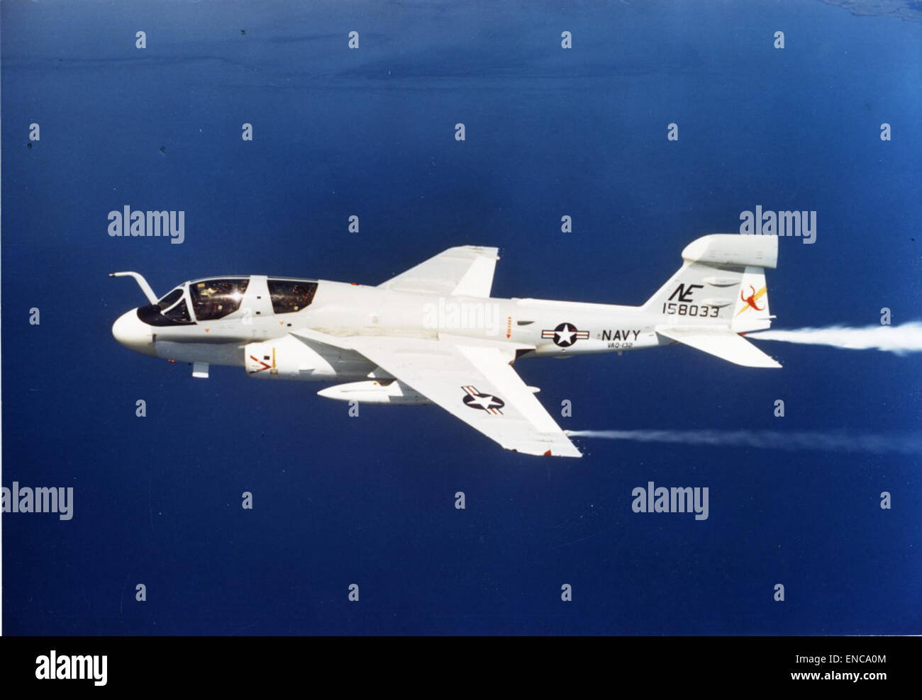 The Grumman EA-6B Prowler, a U.S. Navy electronic warfare aircraft ...