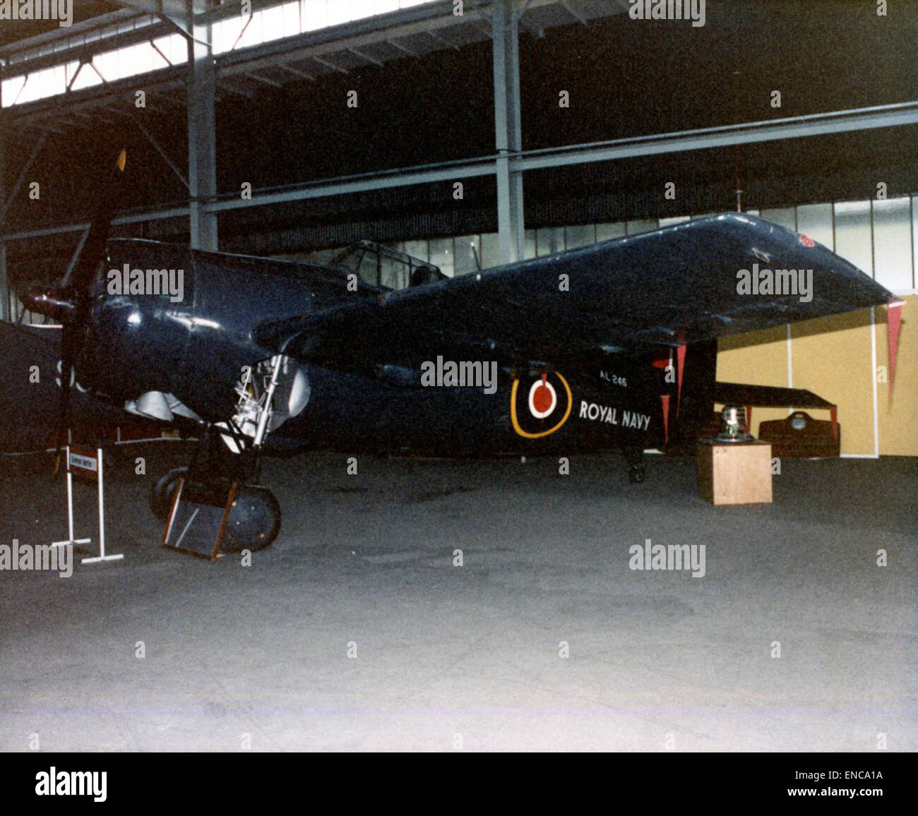 Grumman F4F-4 Grumman Martlet I AL246 Fleet Air Air Museum Stock Photo ...