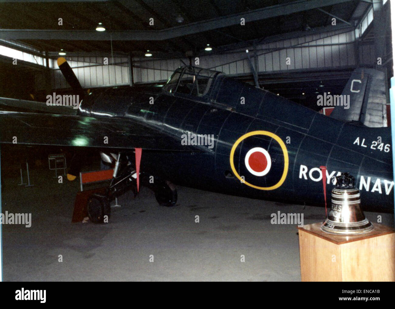 A photograph of the Grumman F4F-4 Wildcat (also known as the Martlet I ...