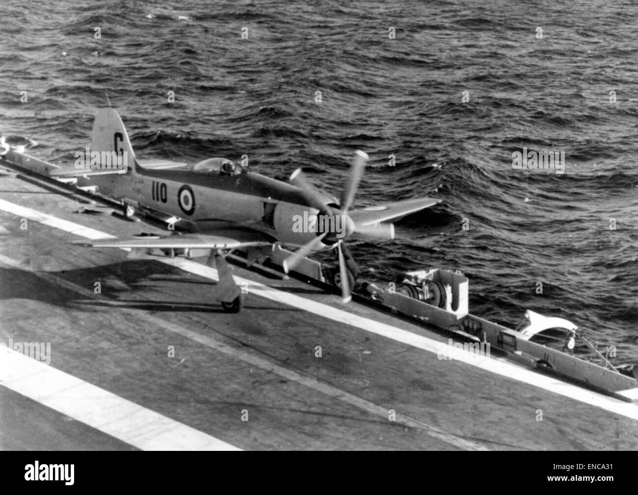 Flight of hawker fury and sea fury aircraft hi-res stock photography ...