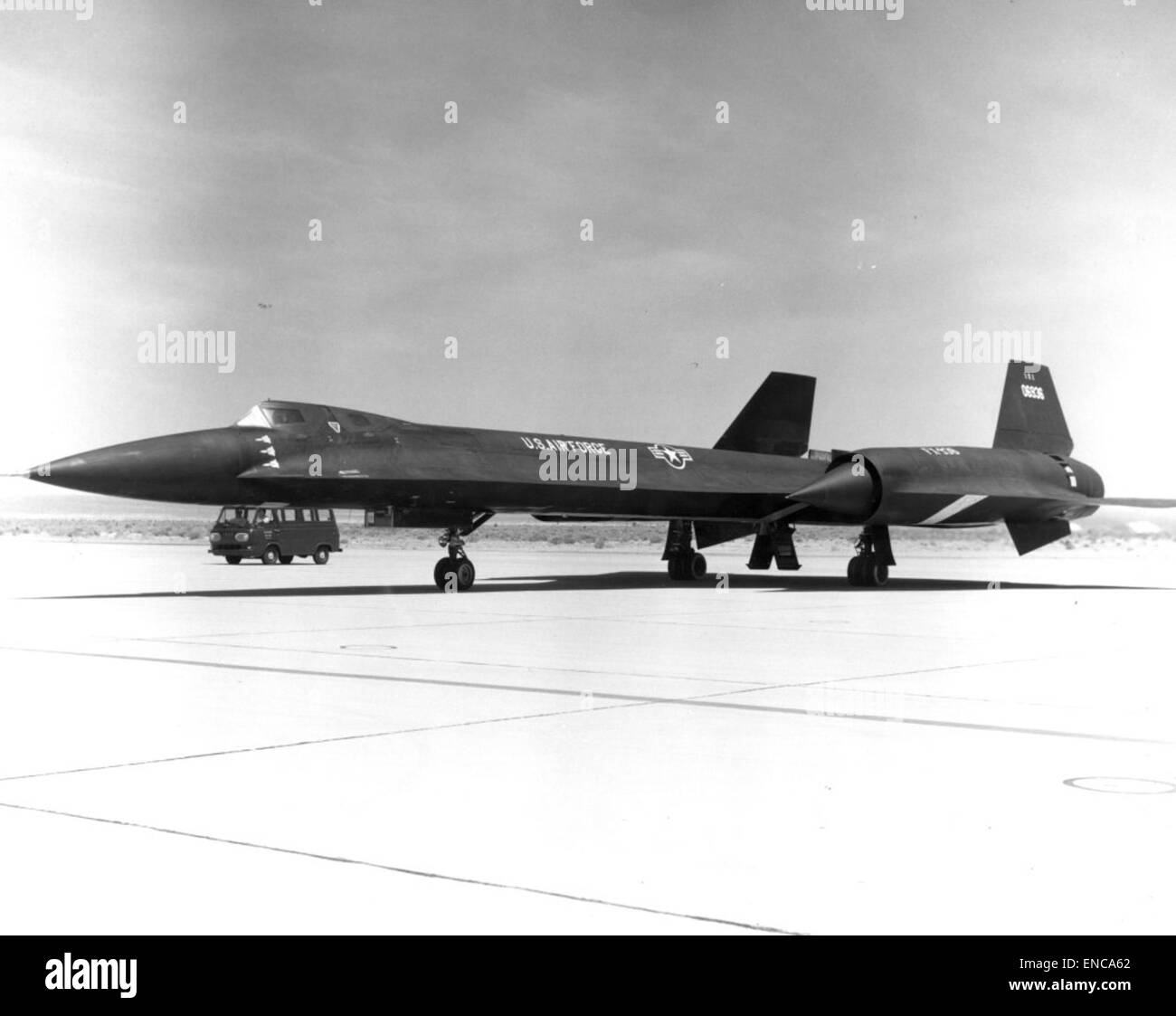 A photograph of the Lockheed YF-12, captured by WE Johnson, showcasing ...