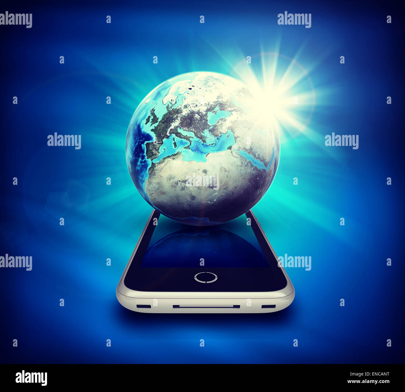 Mobile earth hi-res stock photography and images - Alamy
