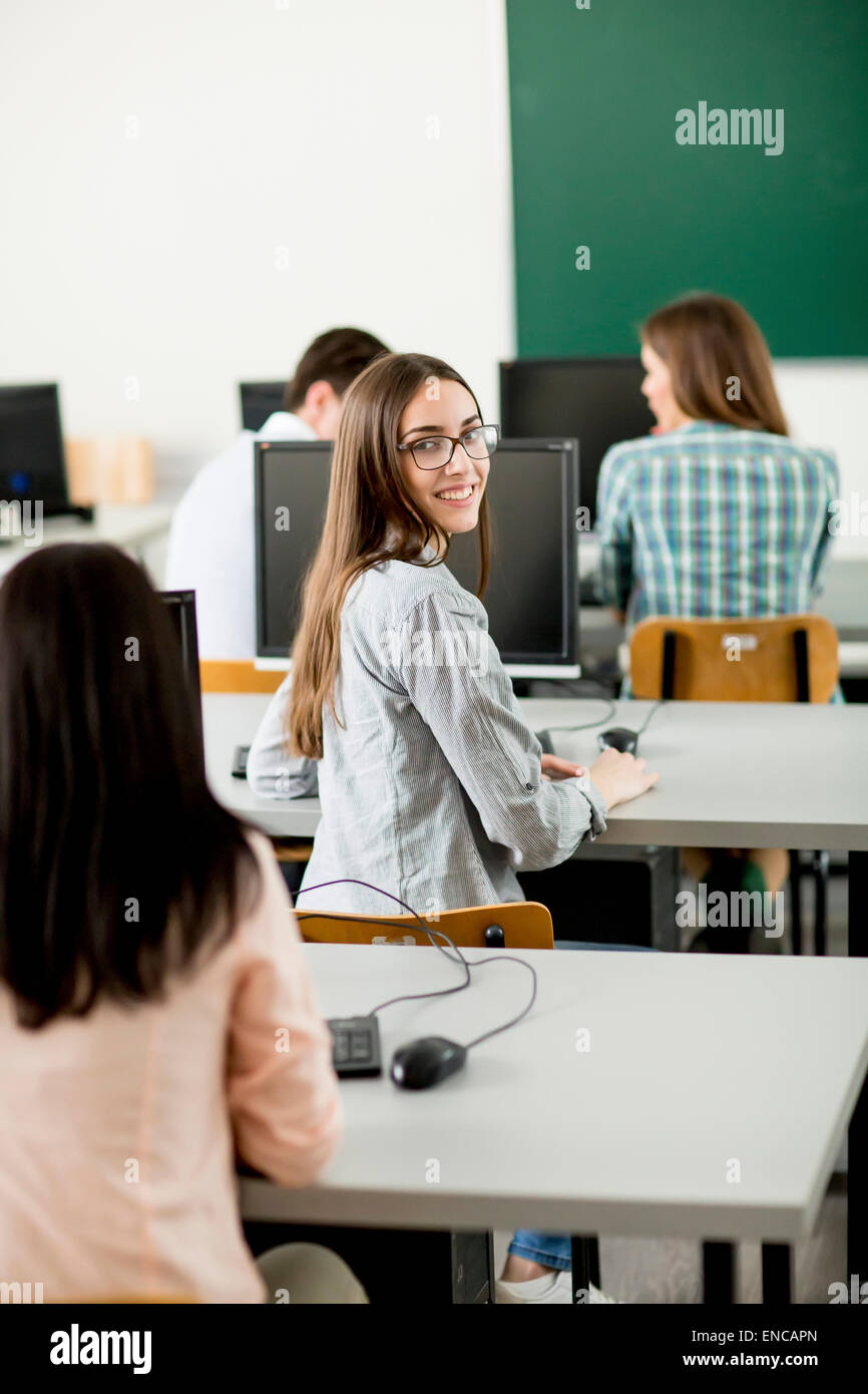 Students in the classroom Stock Photo - Alamy