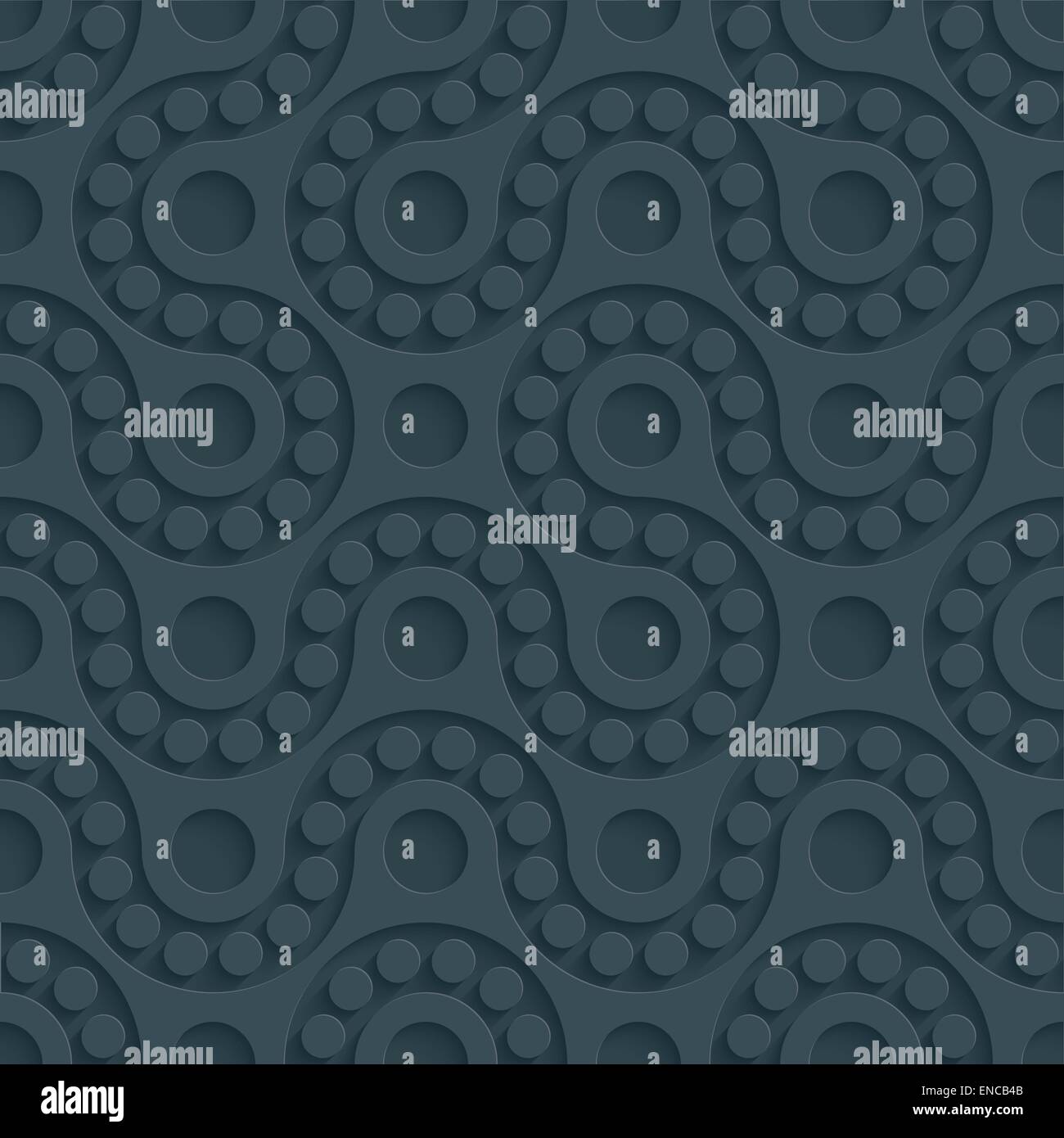 Dark perforated paper. Seamless (tileable) 3d background. Editable ...