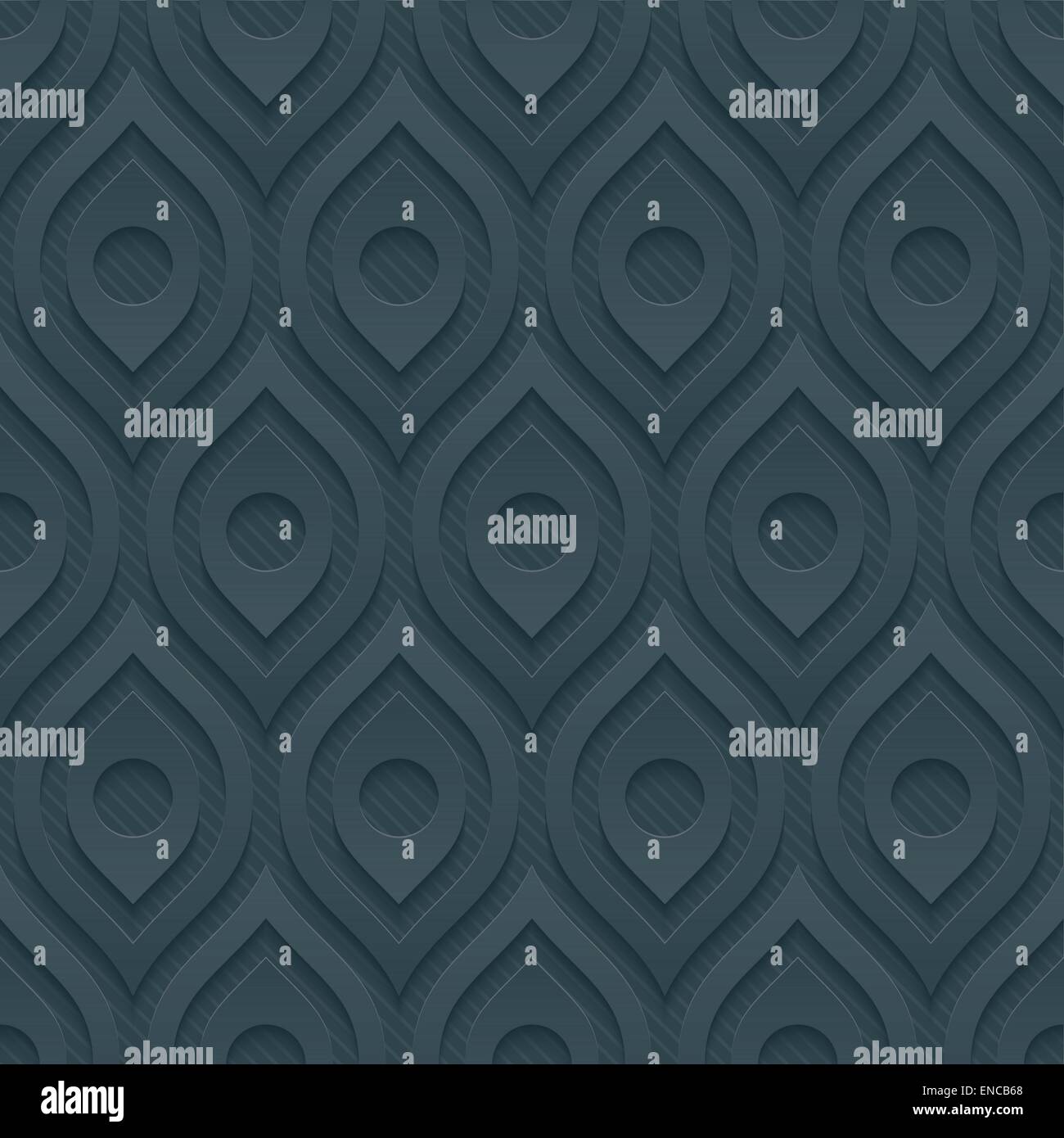 Dark perforated paper. Seamless (tileable) 3d background. Editable ...