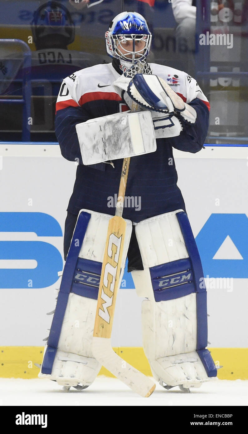 Jan Laco, goalkeeper of Slovakia, picgured during the Hockey World ...