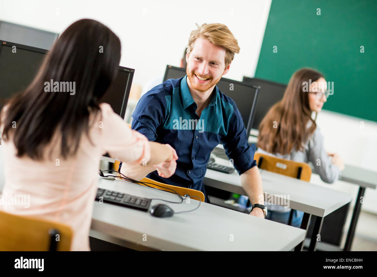 Students in the classroom Stock Photo - Alamy