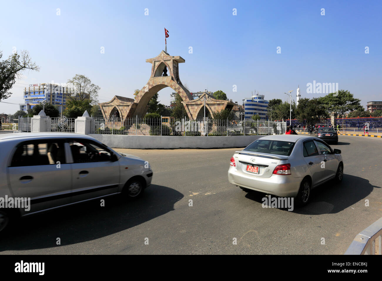 The Shahid Gate or Martyrs gate, Thamel District, Old Town, Kathmandu ...