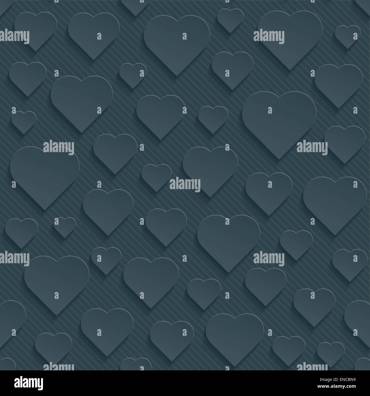 Dark perforated paper. Seamless (tileable) 3d background. Editable ...