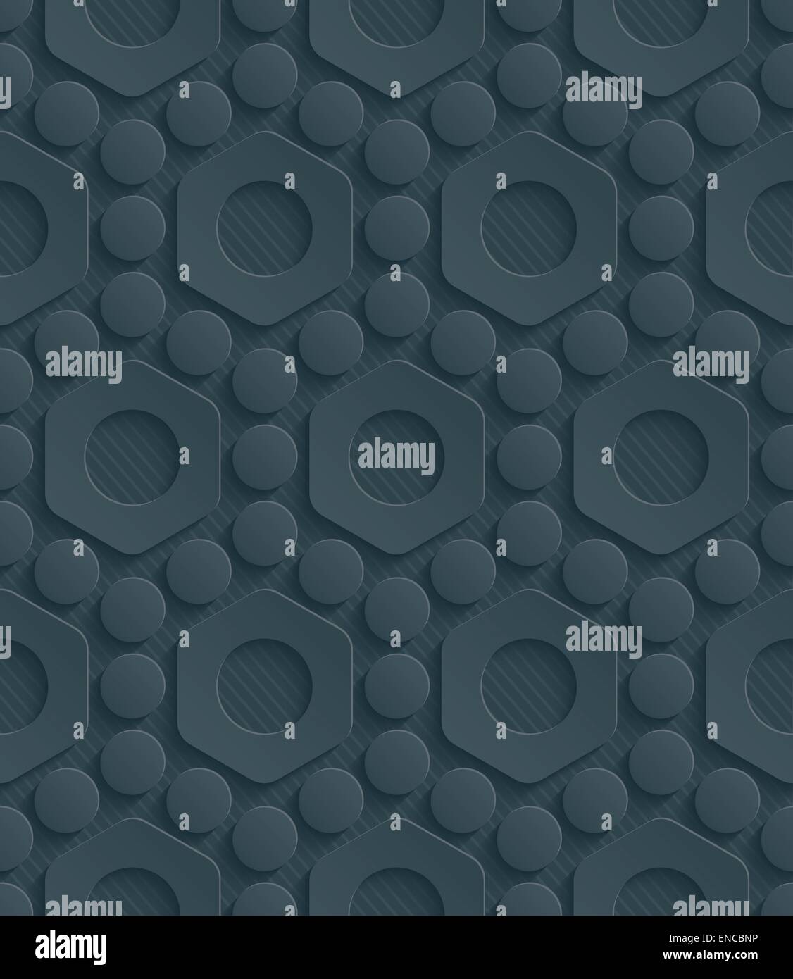 Dark perforated paper. Seamless (tileable) 3d background. Editable ...
