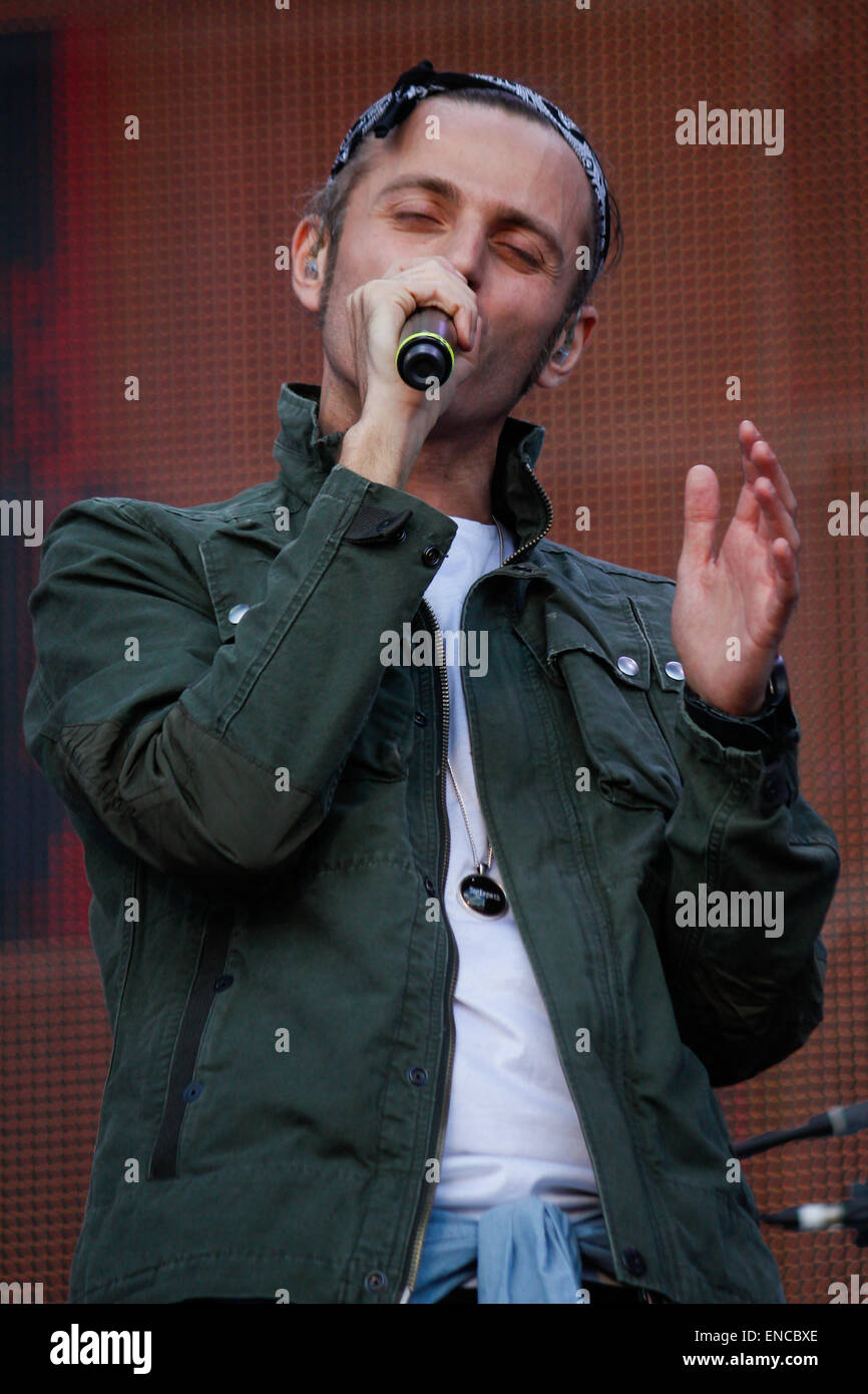 Rome, Italy. 01st May, 2015. Italian rapper Ghemon performed live at ...