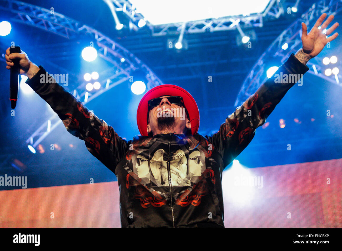 Alessandro Aleotti, aka J-Ax, performed live at the annual May Day ...