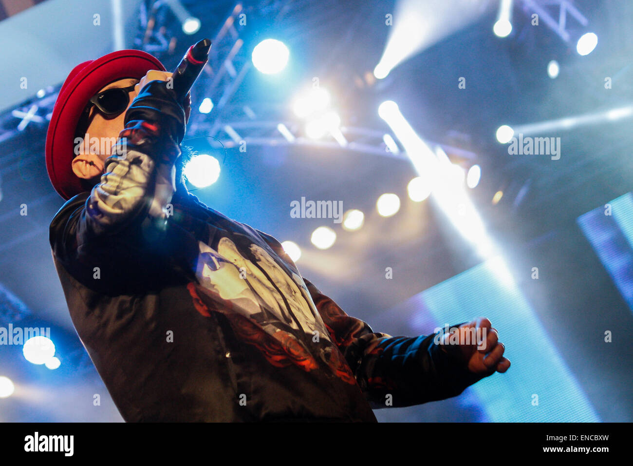 Alessandro Aleotti, aka J-Ax, performed live at the annual May Day ...