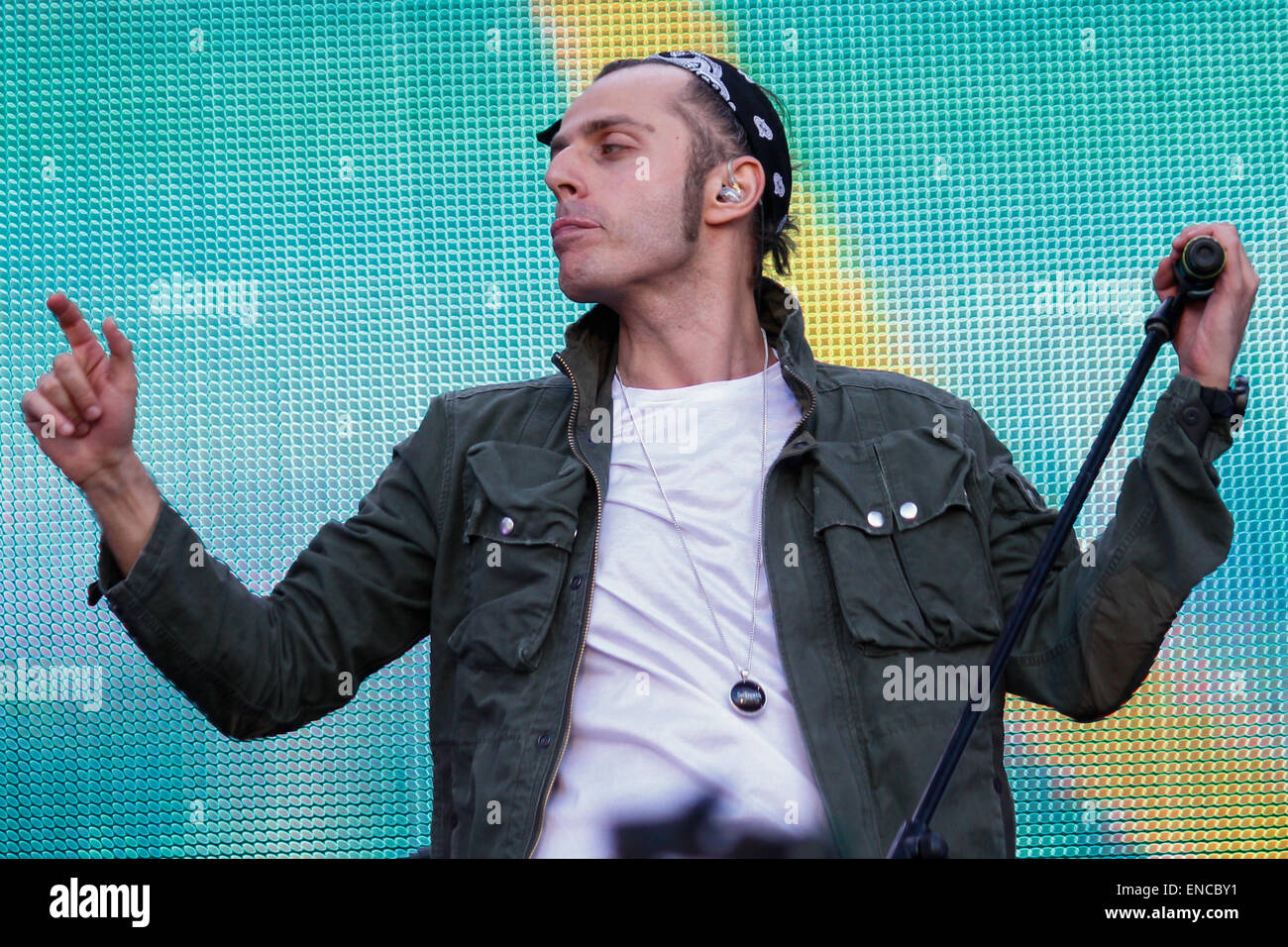 Rome, Italy. 01st May, 2015. Italian rapper Ghemon performed live at ...
