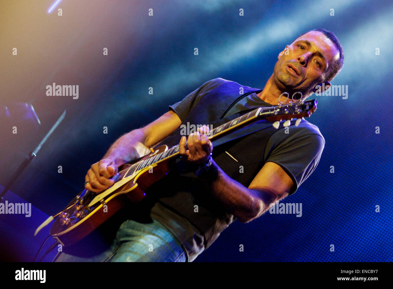 Rome, Italy. 01st May, 2015. Singer Alex Britti performed live at the ...