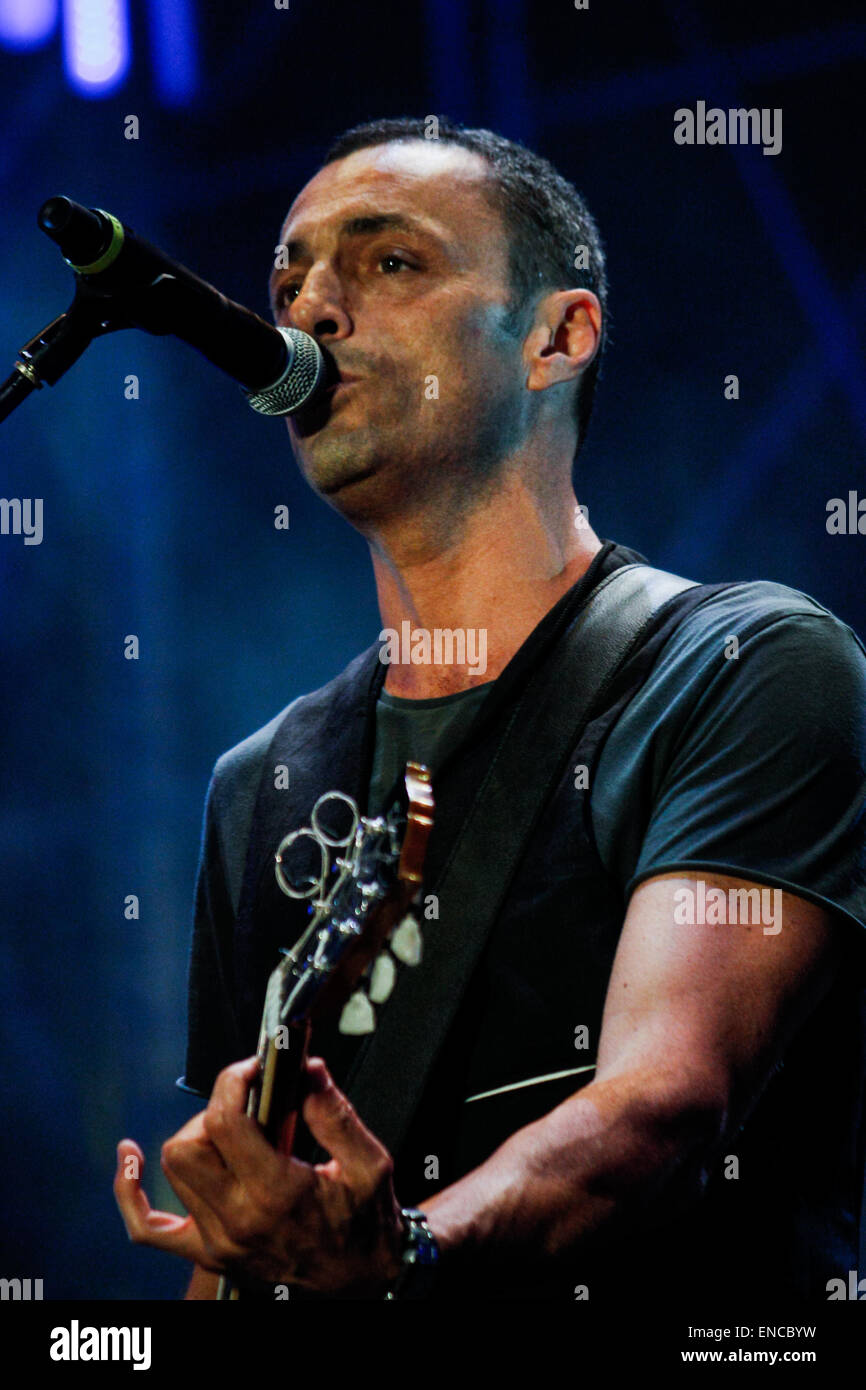 Rome, Italy. 01st May, 2015. Singer Alex Britti performed live at the ...